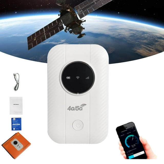 Portable WiFi Router, WiFi Supports 10 Devices Work, Pocket Hotspot ...