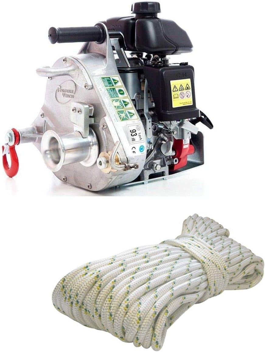 Portable Winch PCW5000 Gas-Powered Capstan Pulling Winch with PCA-1213M ...