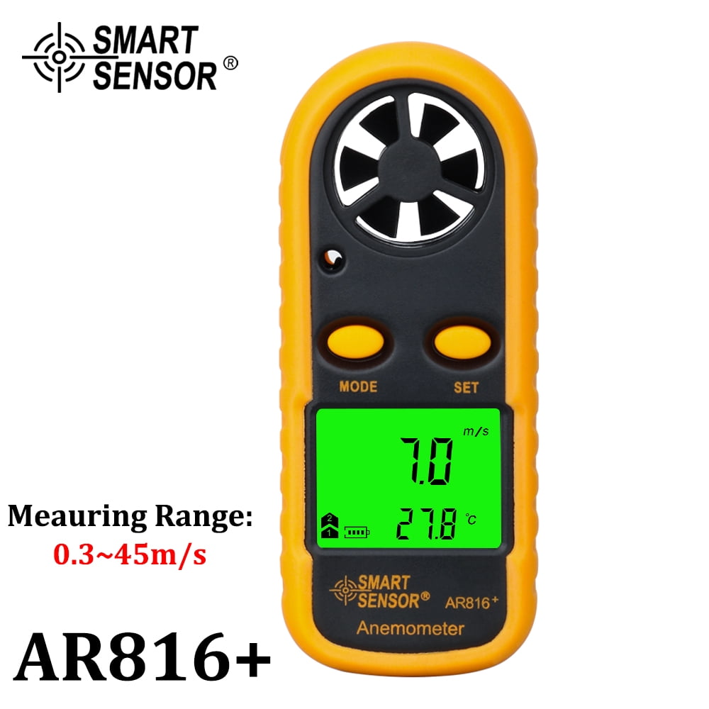 Portable Wind Speed Gauge Anemometer Thermometer Wind Speed Meter ...