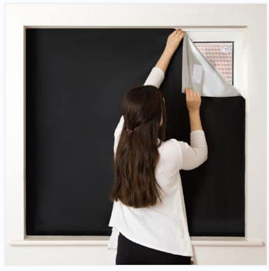 Portable Window Blackout Curtain Shade with Suction Cups for Travel,cut ...