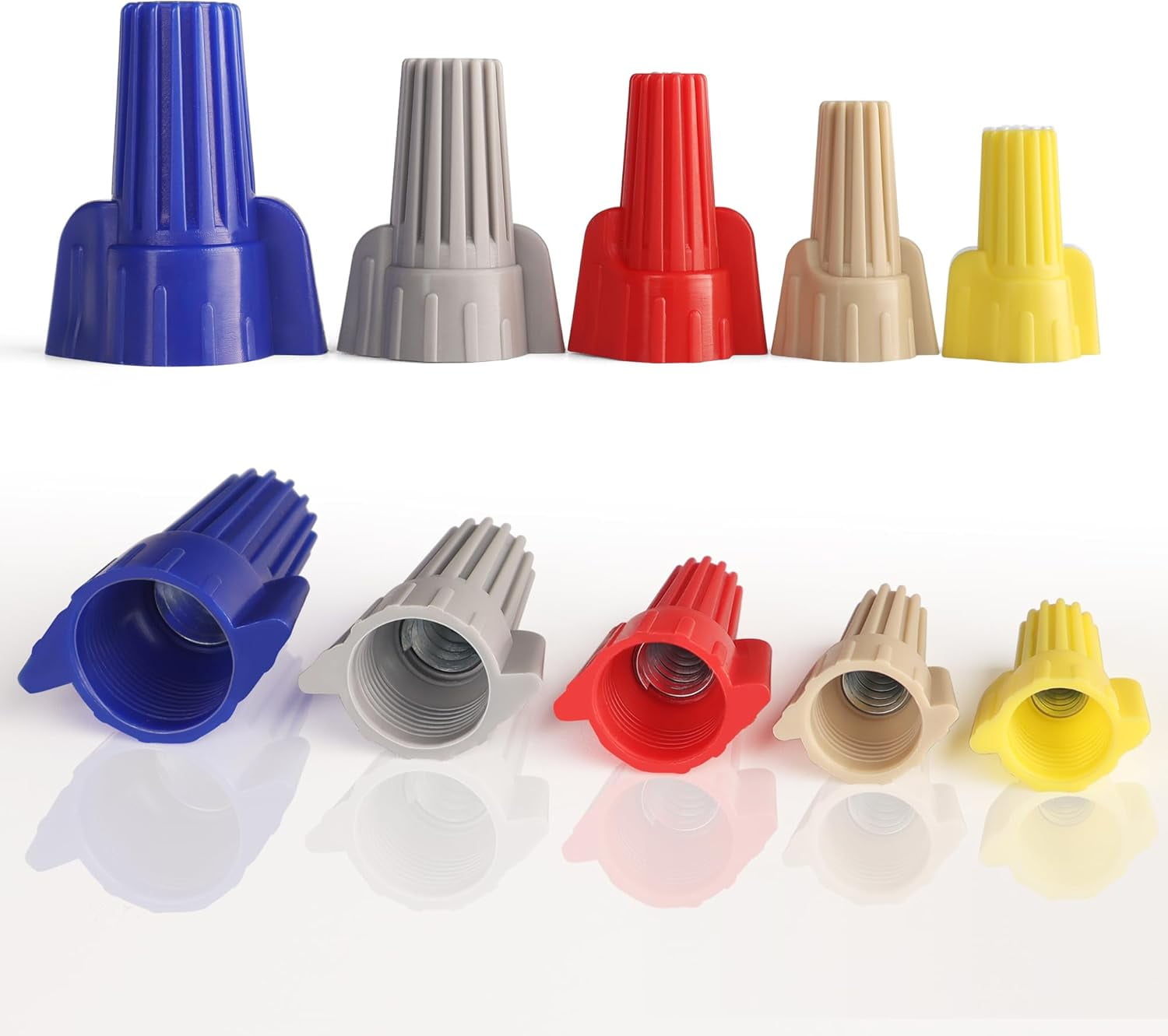 Portable Winged Screw Nuts Kit for Quick Connection,Wire Caps for Various Wiring Projects,Wire ...