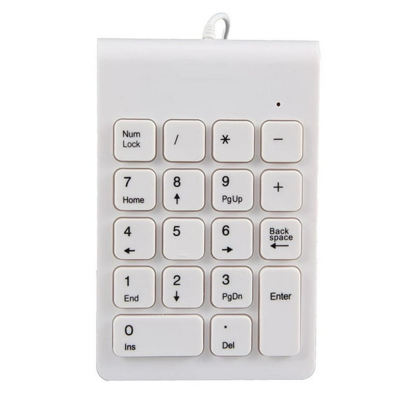 Portable Wired 18-Key Numeric Keypad Keyboard Extensions For Financial Accounting Data Entry For ...