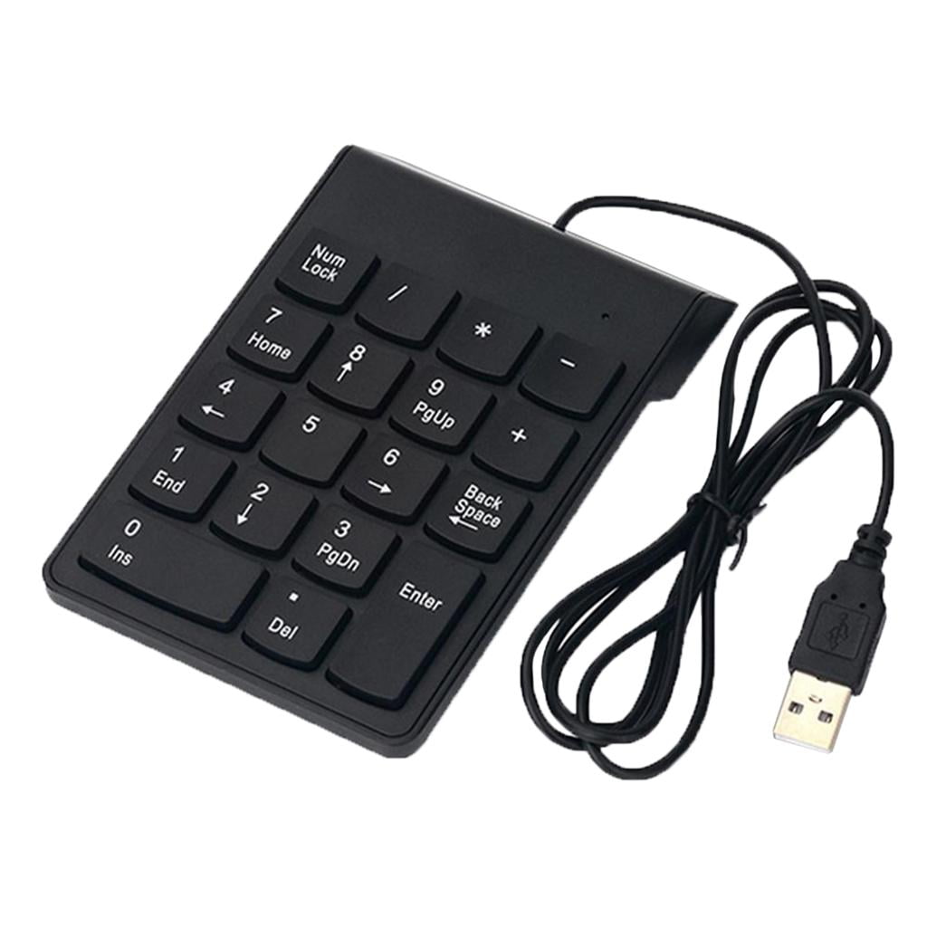 Portable Wired 18-Key Numeric Keypad Keyboard Extensions For Financial ...