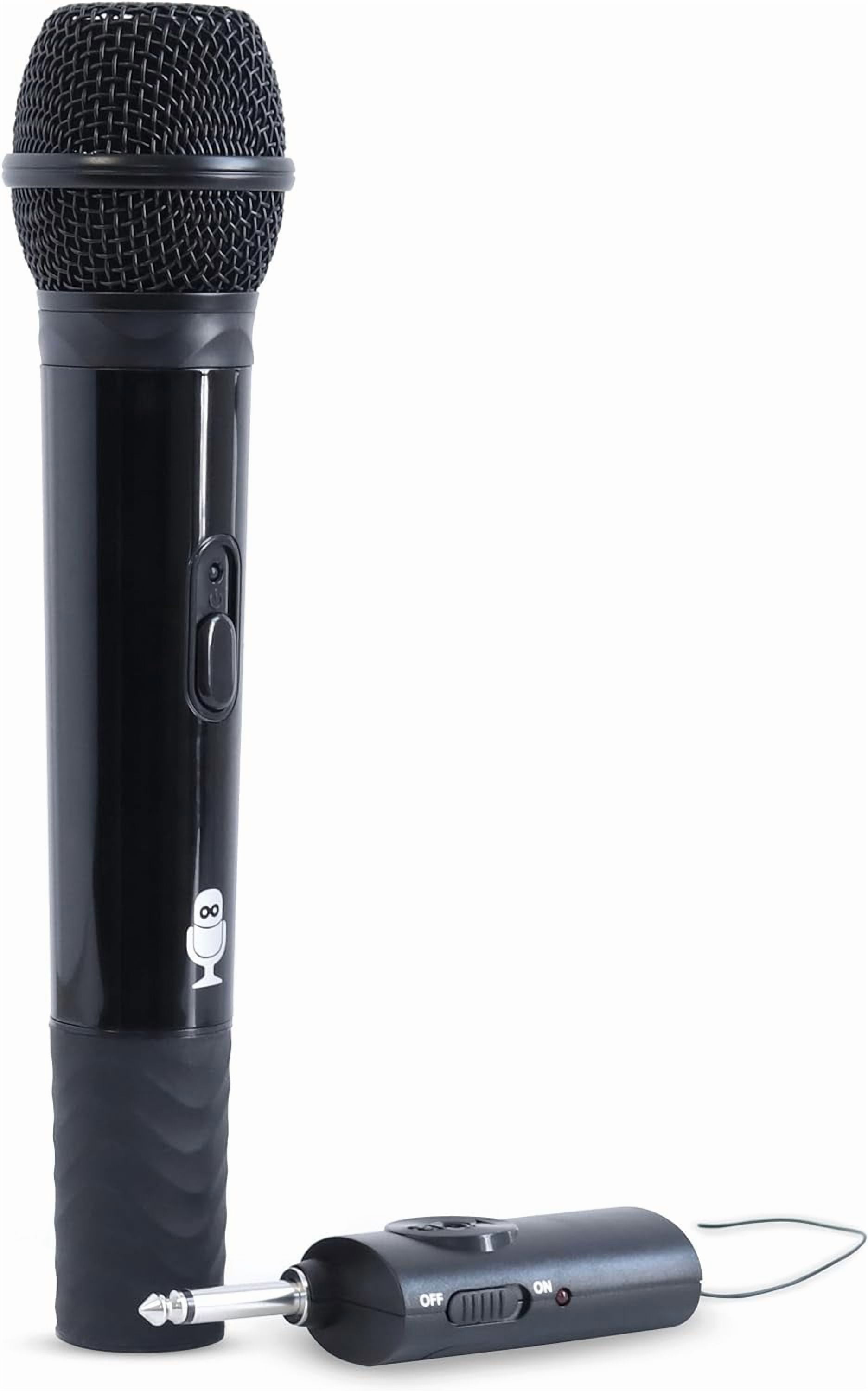 Portable Wireless (Black) - Premium Unidirectional UHF Wireless Mic for ...