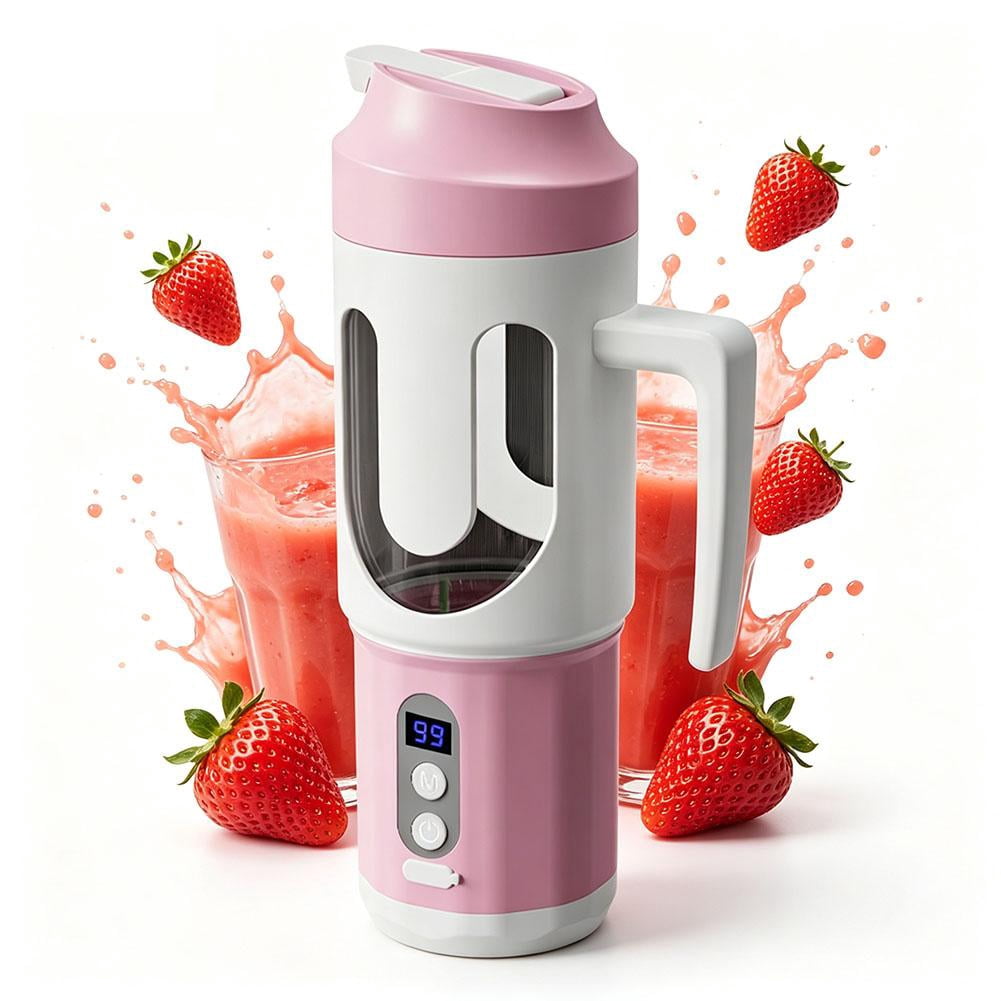 Portable Wireless Blender, 650ml Rechargeable Personal Blender with ...