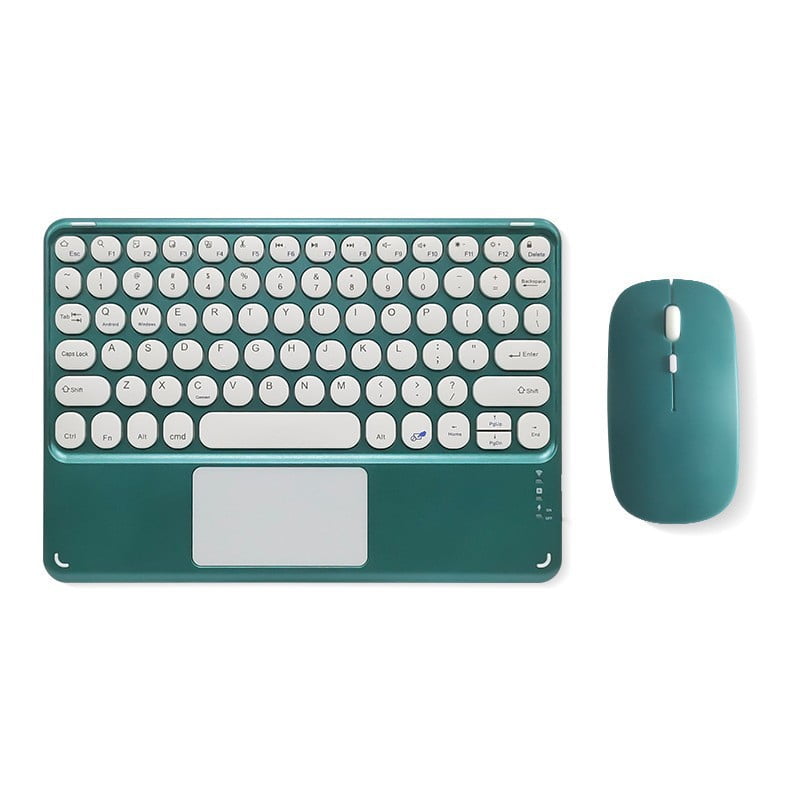Portable Wireless Bluetooth Keyboard with Touchpad, Ultra-Thin ...