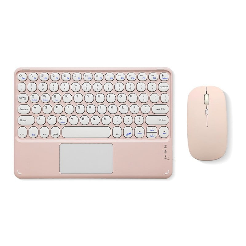 Portable Wireless Bluetooth Keyboard with Touchpad, Ultra-Thin ...