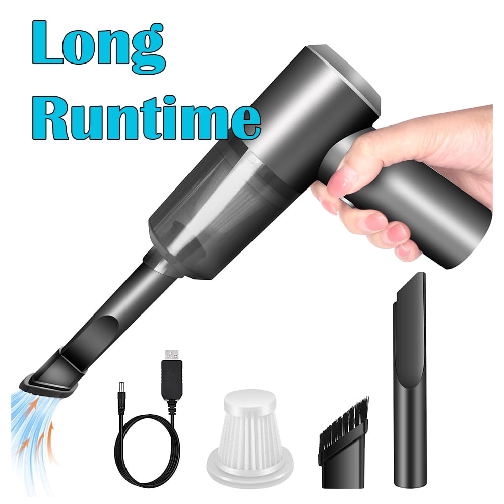 Portable Wireless Car Vacuum Cleaner, 120W Hand Held Mini Vacuum For ...