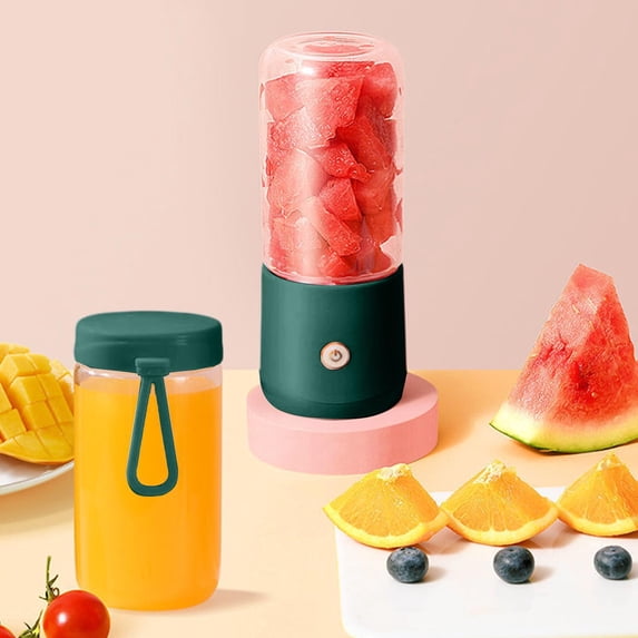 Portable Wireless Juicer Cup – 6-Blade SUS304 Steel, Double-Cup Design ...