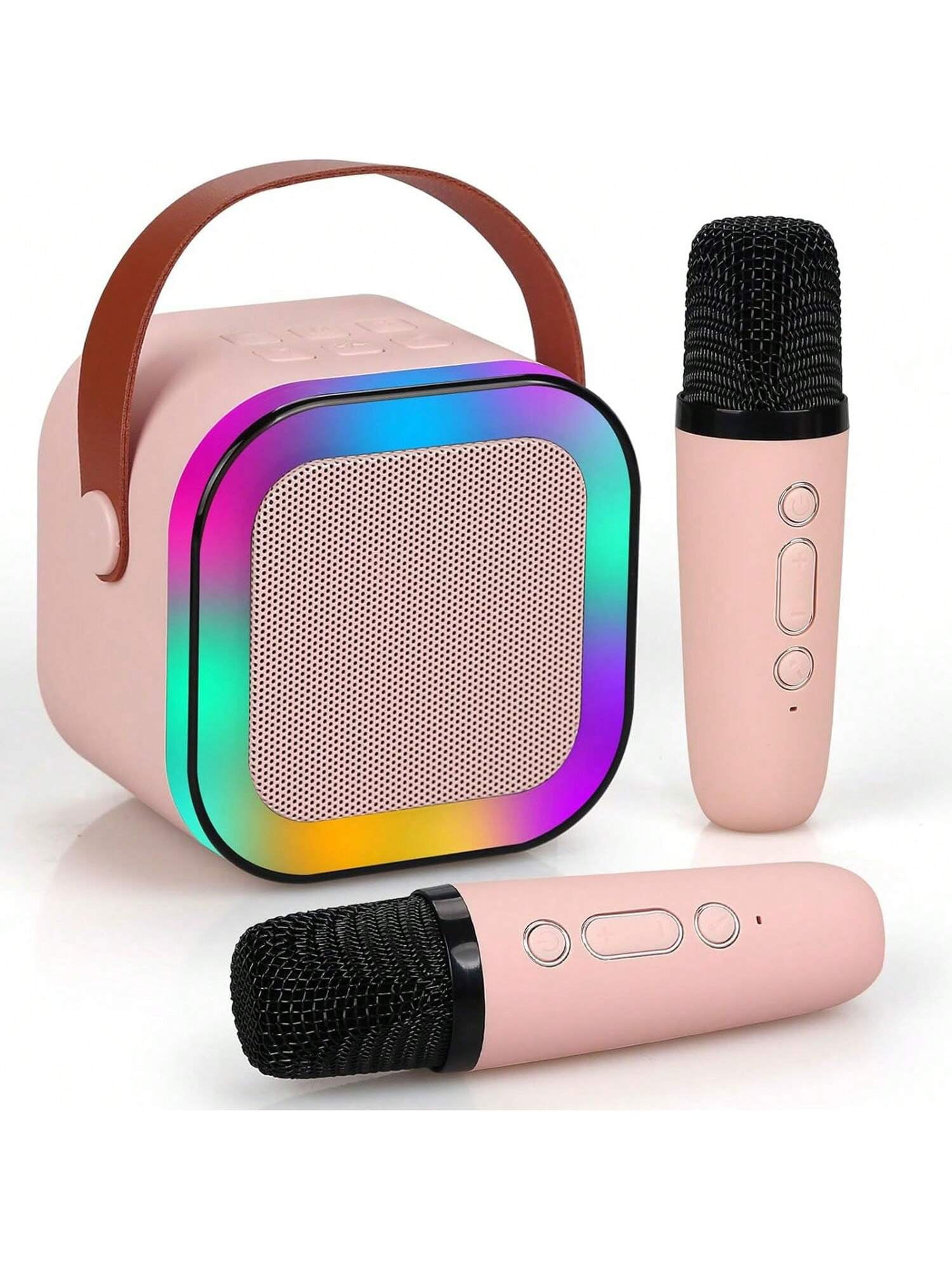 Portable Wireless Karaoke Speaker With Wireless Microphone, HIFI Stereo ...