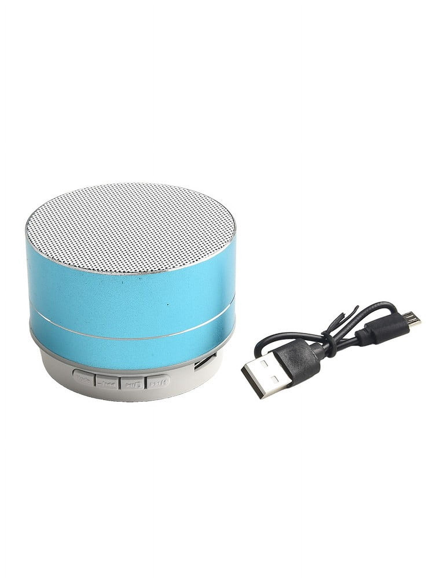 Portable Wireless Outdoor Speaker with Built-in Radio, Compact Aluminum ...