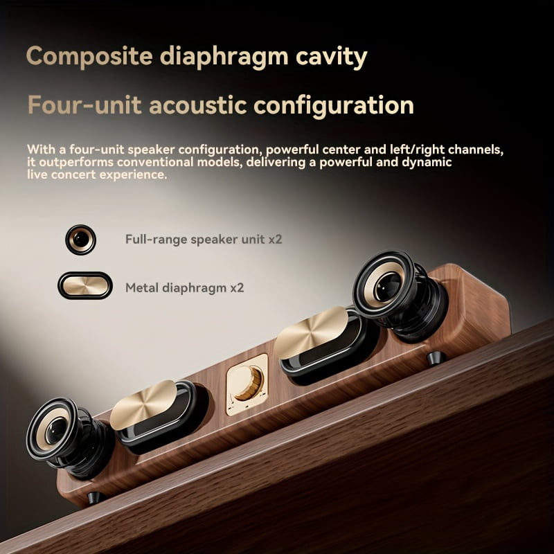 Portable Wireless Speaker with Stereo Sound & Enhanced Bass ...