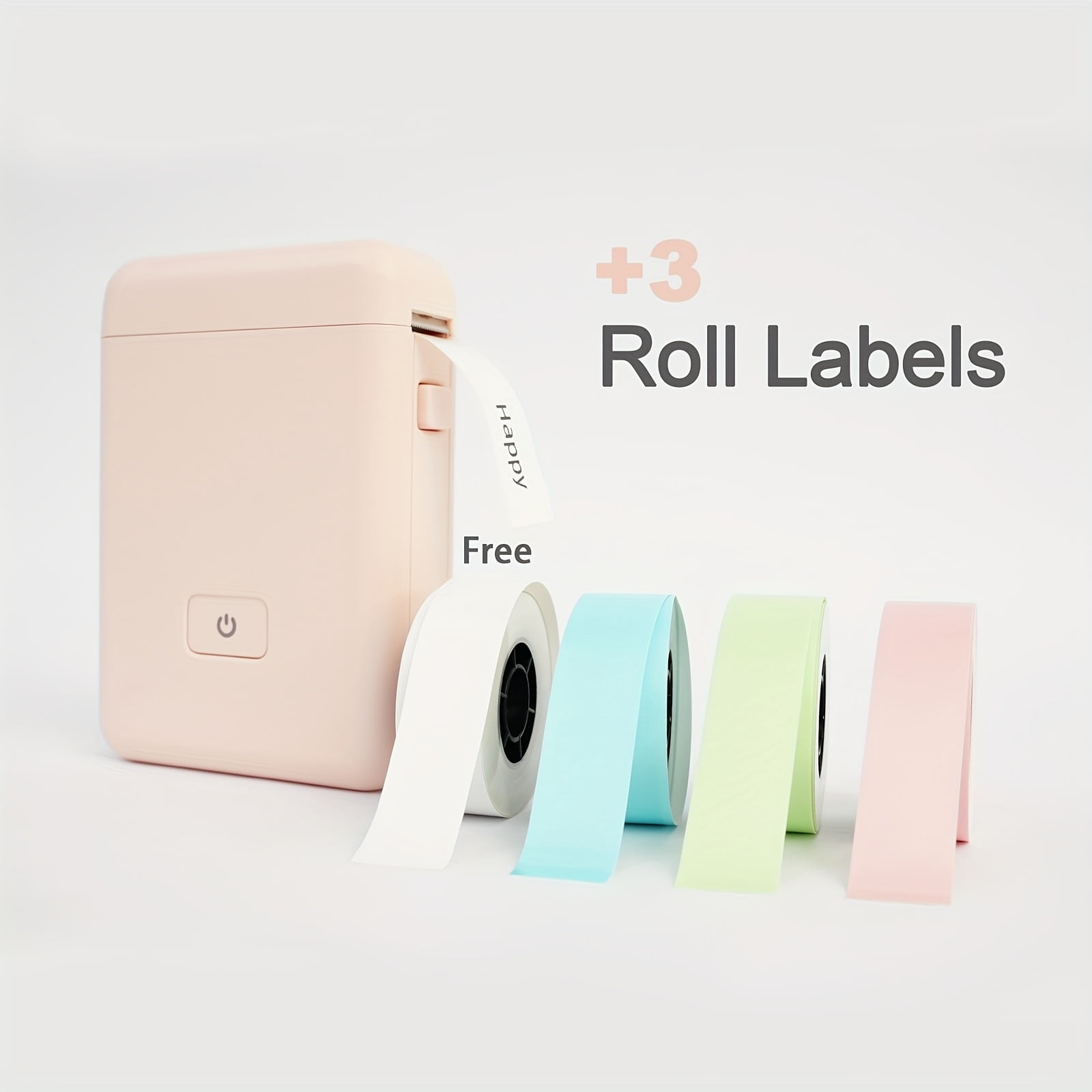 Portable Wireless Thermal Label Maker - 1 Free Roll Tape, Multiple ...