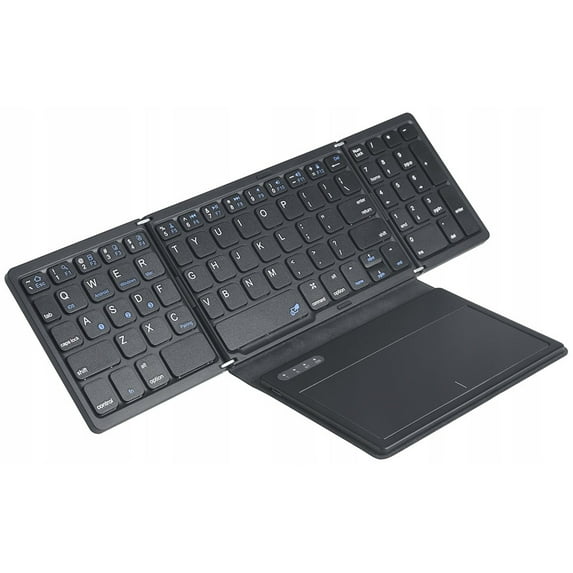 Portable Wireless Triple Bluetooth Keyboard with Touchpad B055 ...