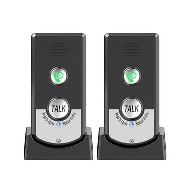HOSMART Two-Way Wireless Intercom System, 1000ft Range, Indoor Voice ...