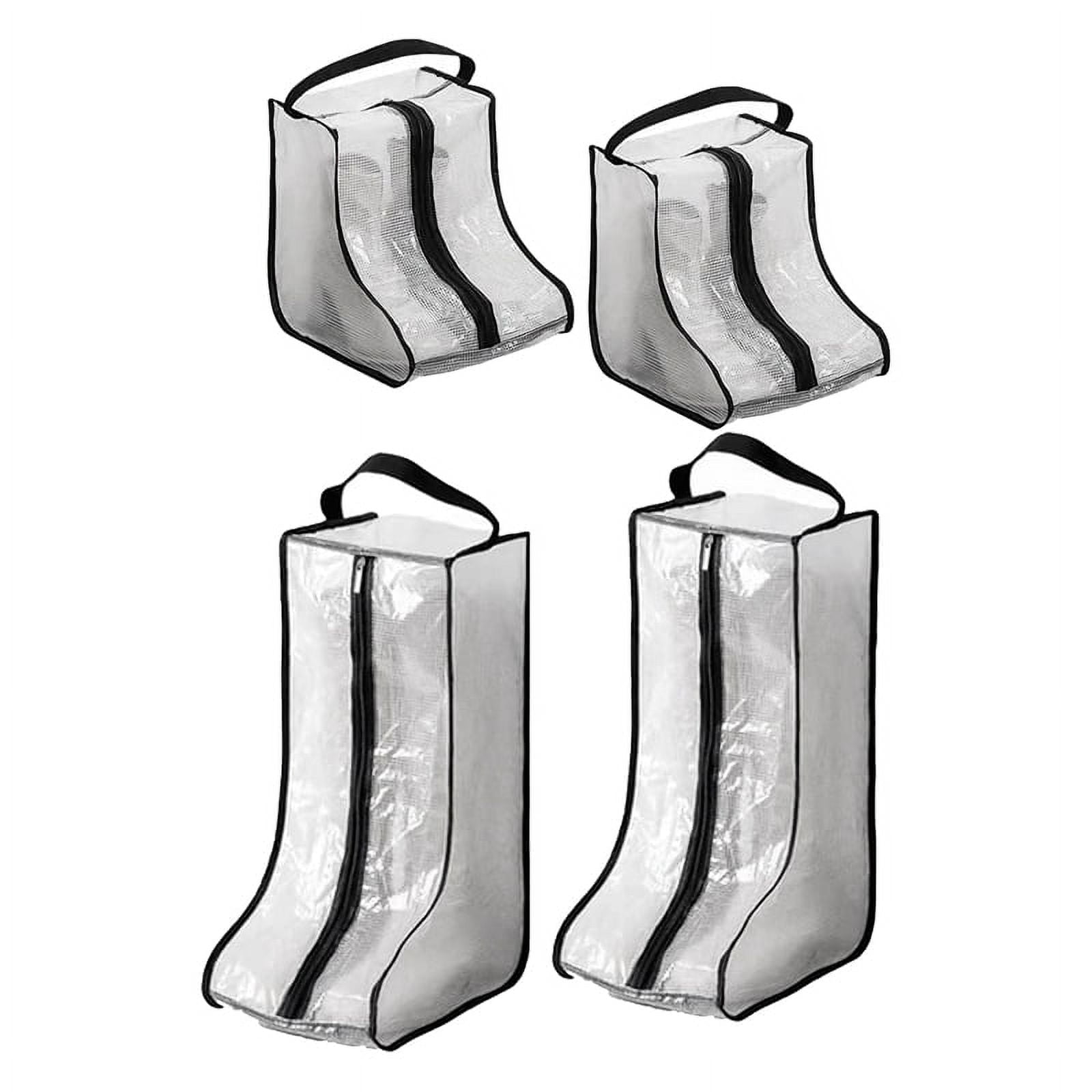 Portable Women Tall & Short Boot Storage Bags,2 Packs Tall+2 Short ...