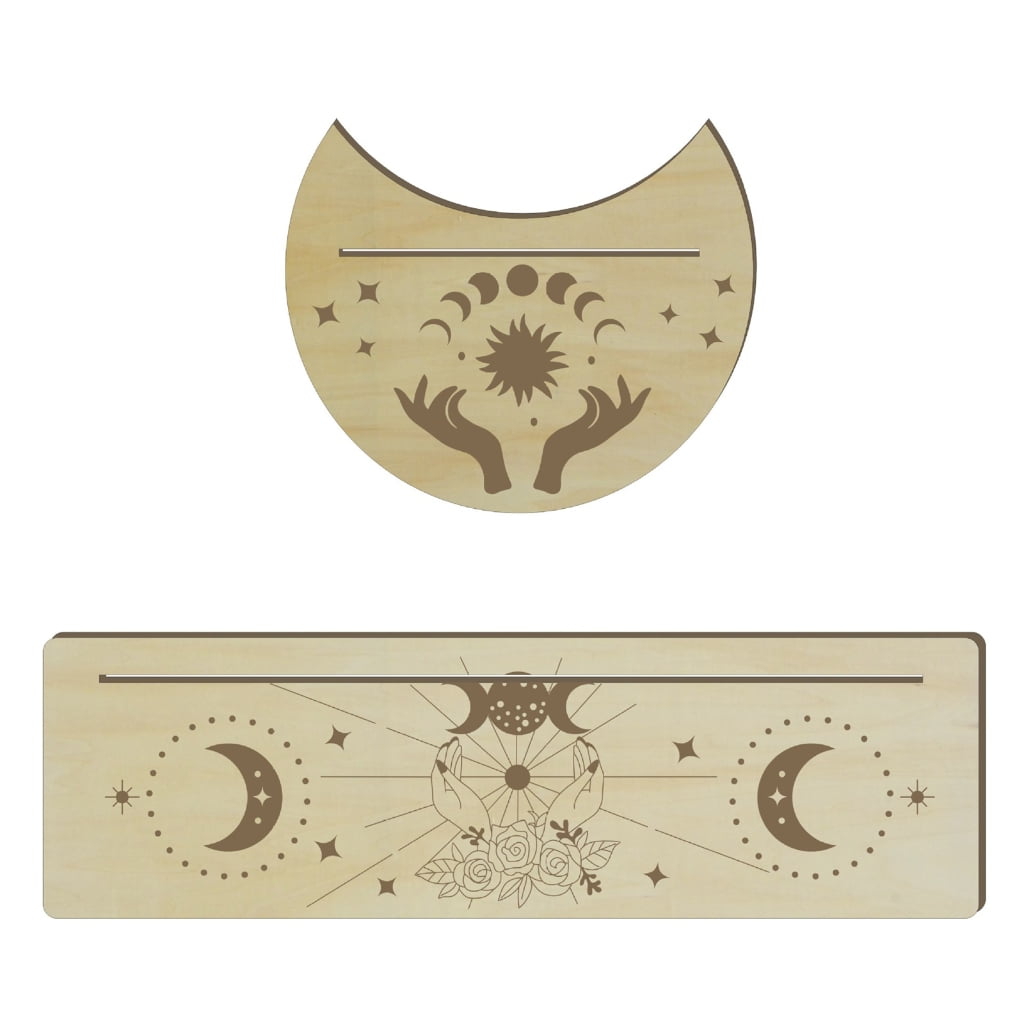 Portable Wood Tarot Card Display Stand Multi-fnctional Tarot Deck ...