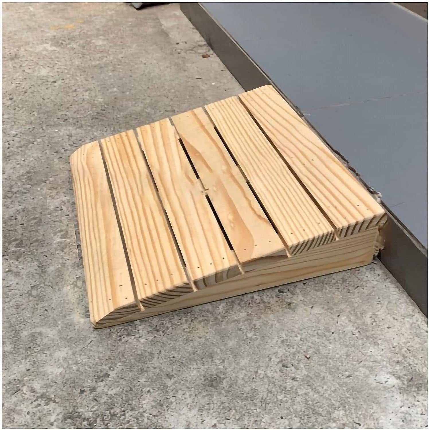 Portable Wood Wheelchair Ramp Threshold Ramp 2"" 3"" 4"" 5"" 6"" Rise ...