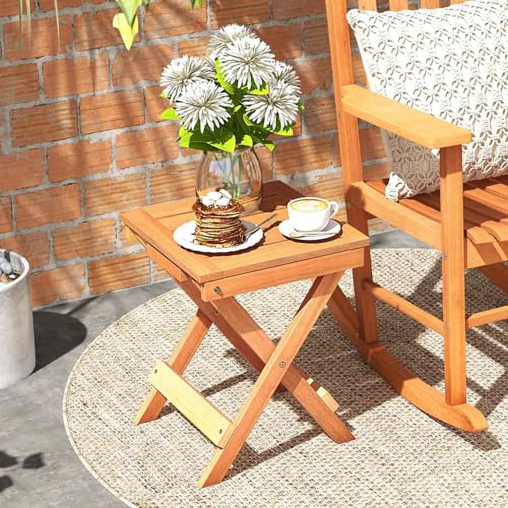 Portable Wooden Folding Table – Perfect for Family Outdoor Living ...