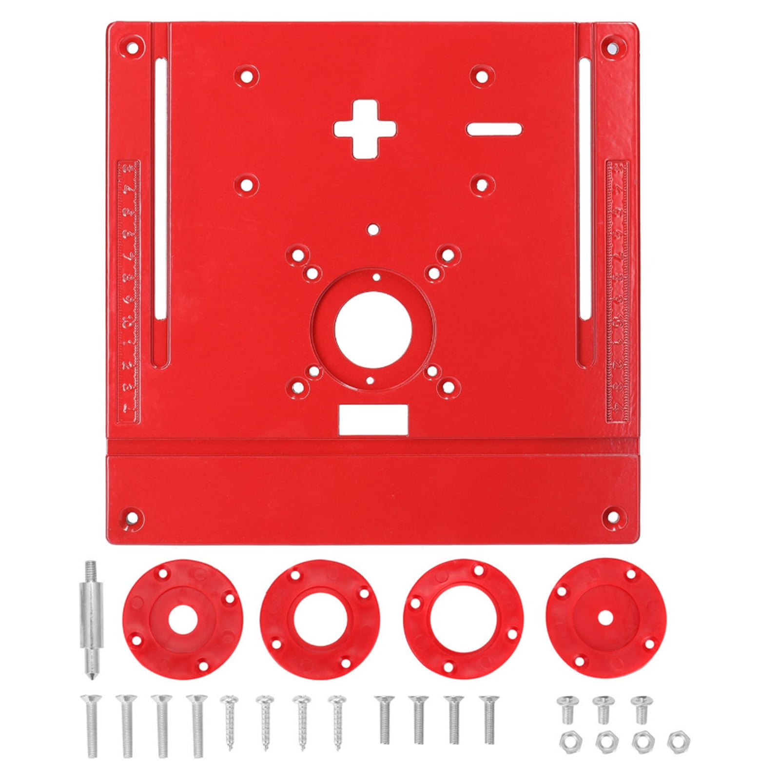 Portable Woodworking Tool Router Table Insert Plate with Rings Trimming ...