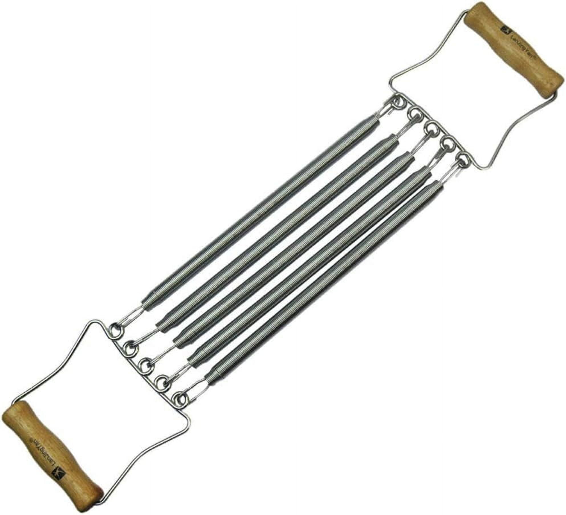 Portable Workout Chest Expander With Detachable Solid Wood Handle, Home ...