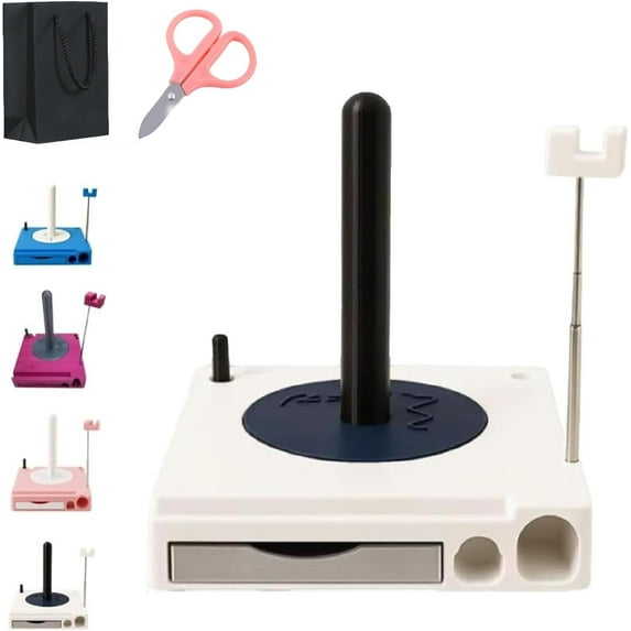 Portable Yarn Spool Organizer Box, Crochet Caddy, Multi-Functional Yarn Shaft Spool Box with ...