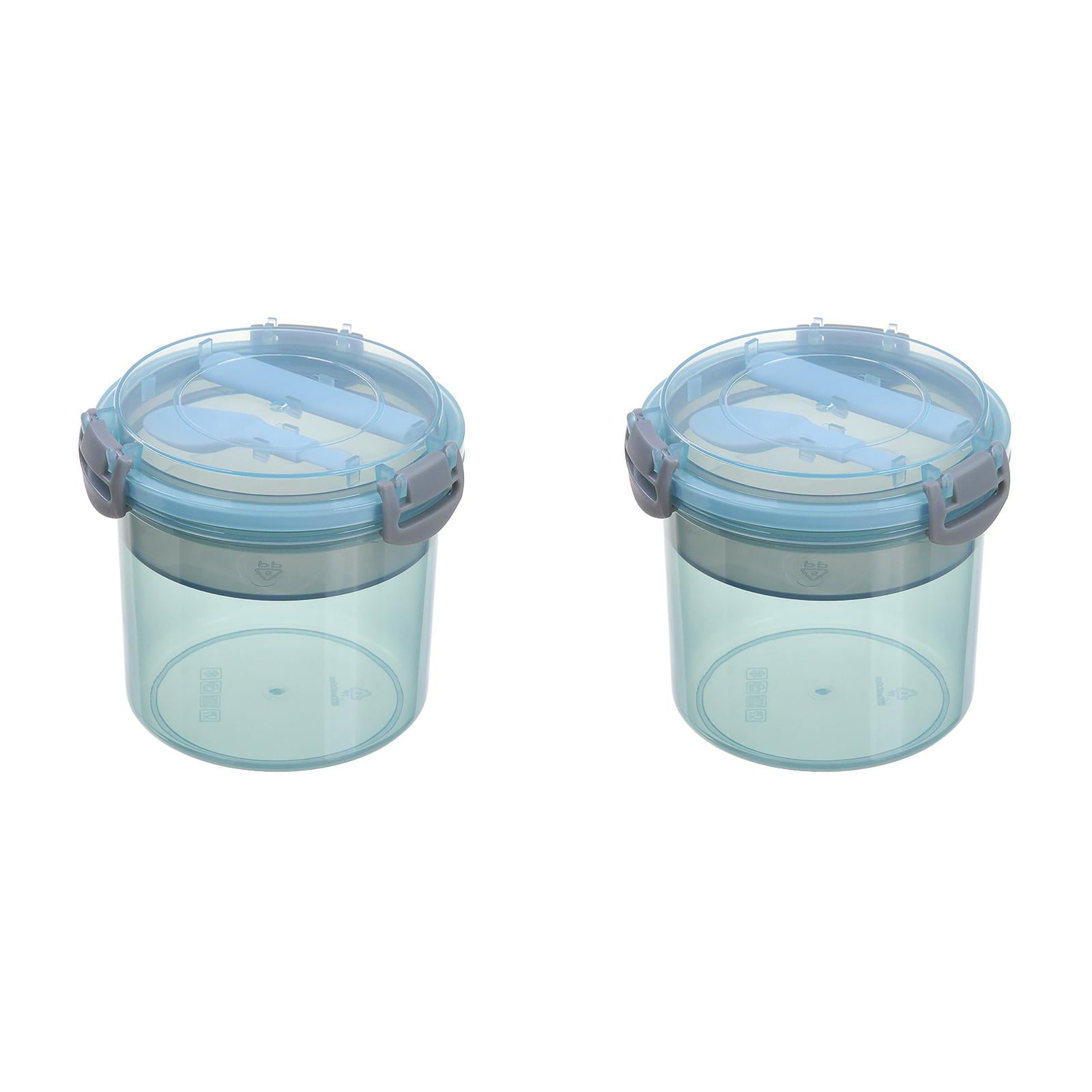 Portable Yogurt Parfait Snack Cup with Lid, Leak Proof, Reusable Cereal ...