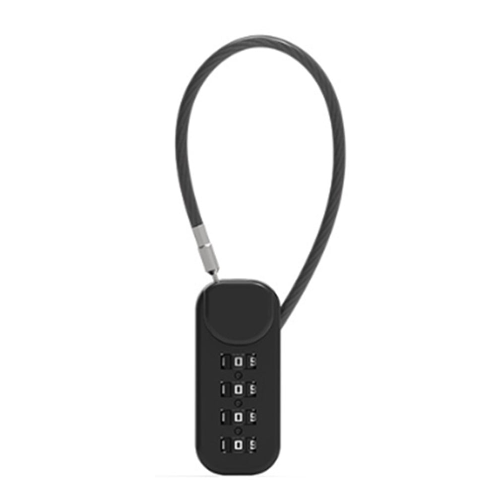 Portable Zinc alloy 4 Digit Password Lock Wire Rope Anti-theft Backpack ...