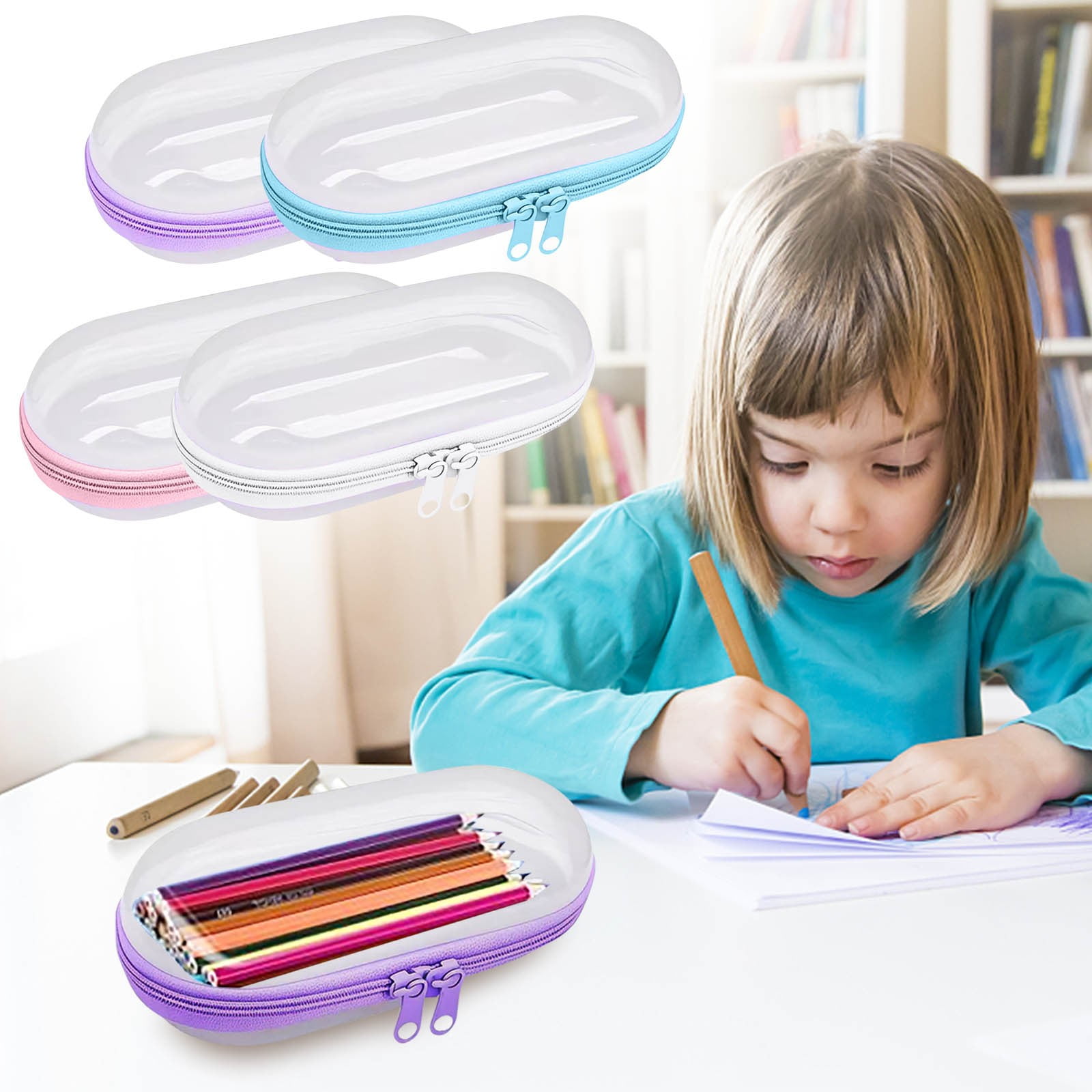 Portable Zipper Storage Box | 2025 Foldable Hard Shell Organizer | PVC ...