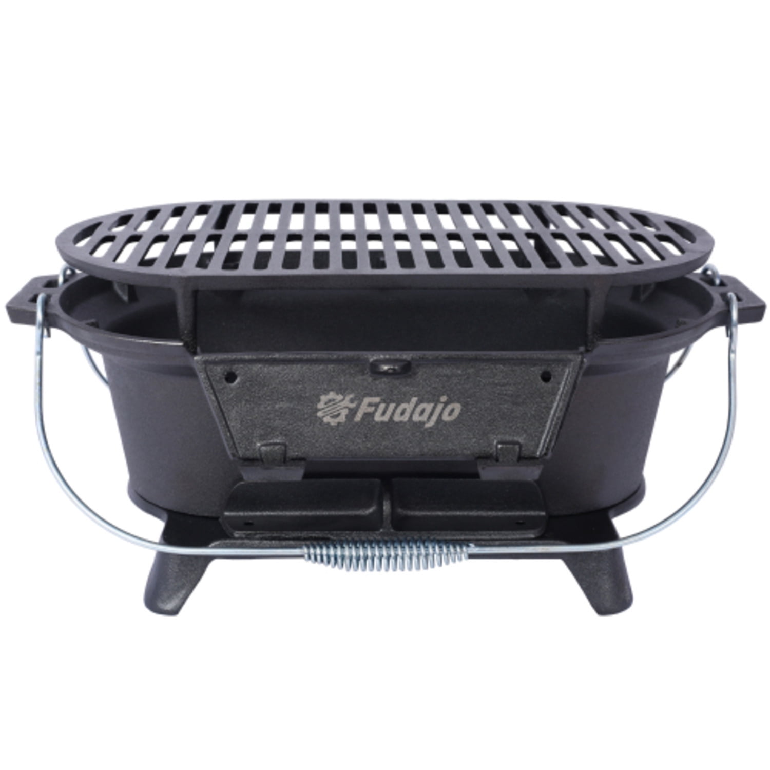 Portable and Tabletop Iron Skillet - 100% Cast Iron Enameled Durable ...