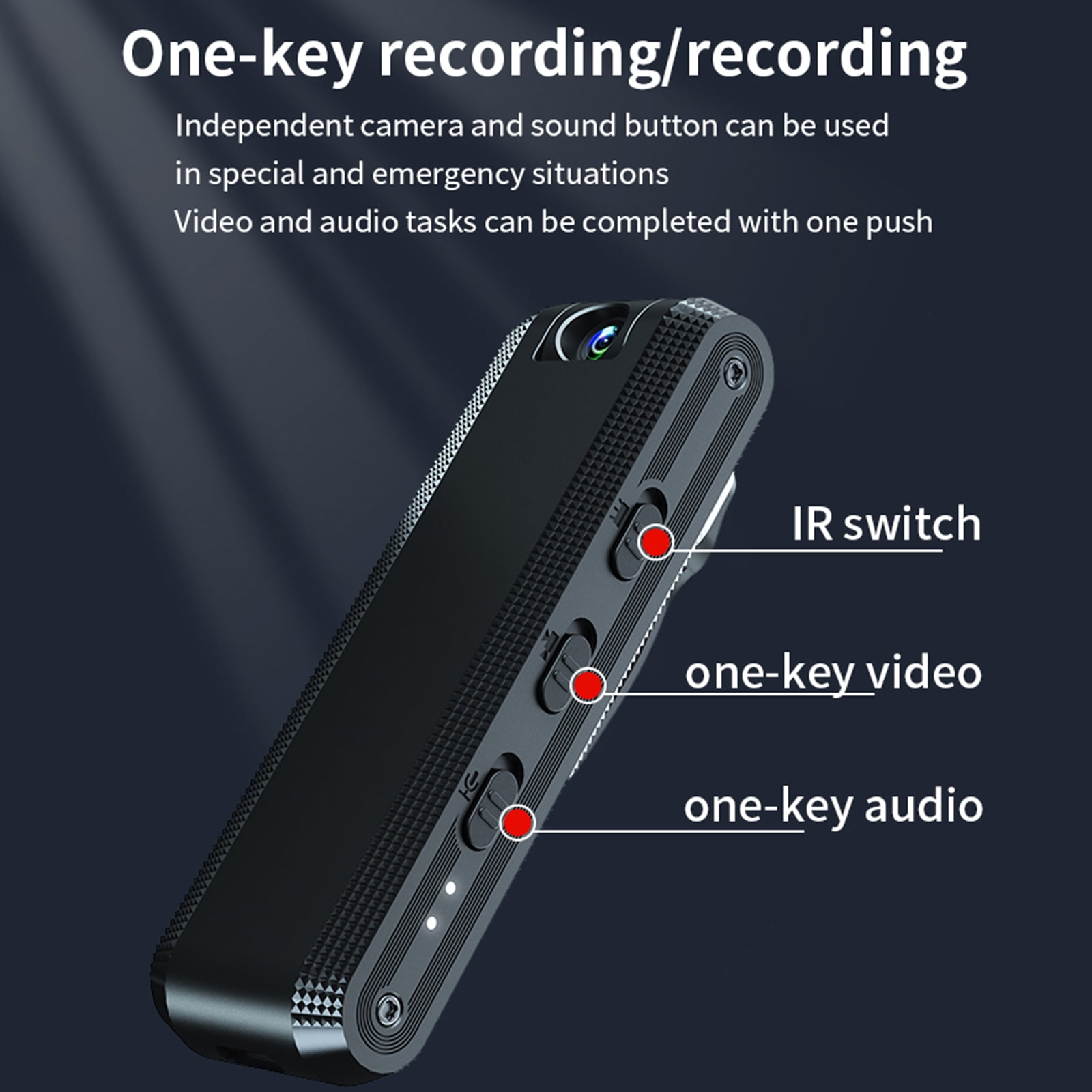 Portable camera,Clear Body Type C Standby Type With Audio Body Cam Portable Camera Cam Ir Body ...