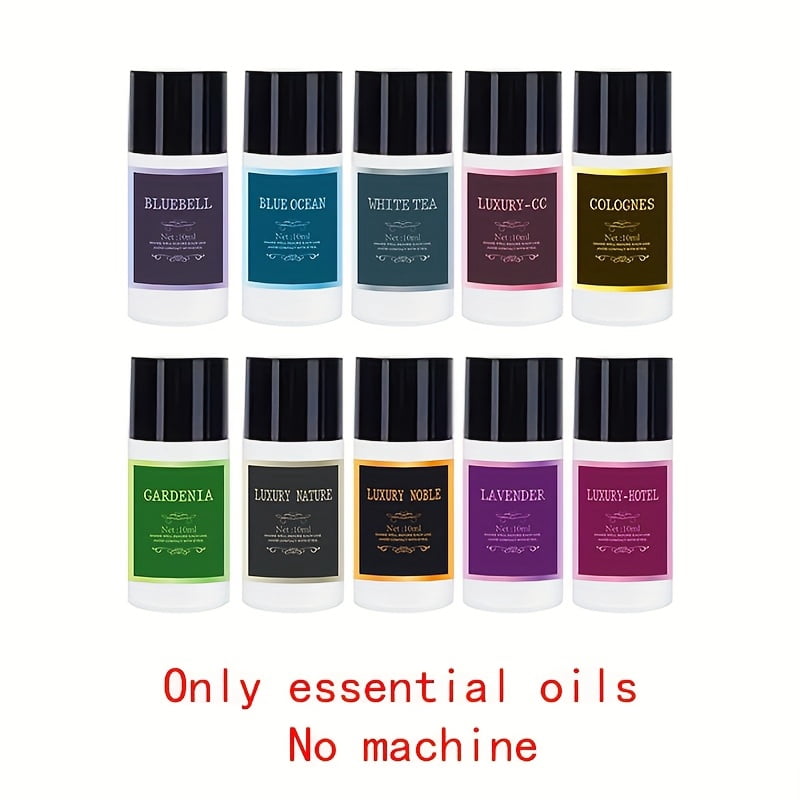 Portable car aromatherapy diffuser with 20 bottles of 10oz perfume ...