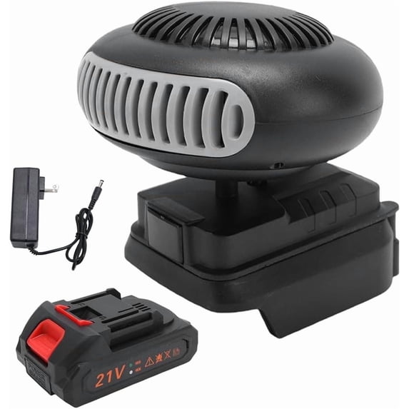 Portable car heater battery-powered space heater with USB interface ...