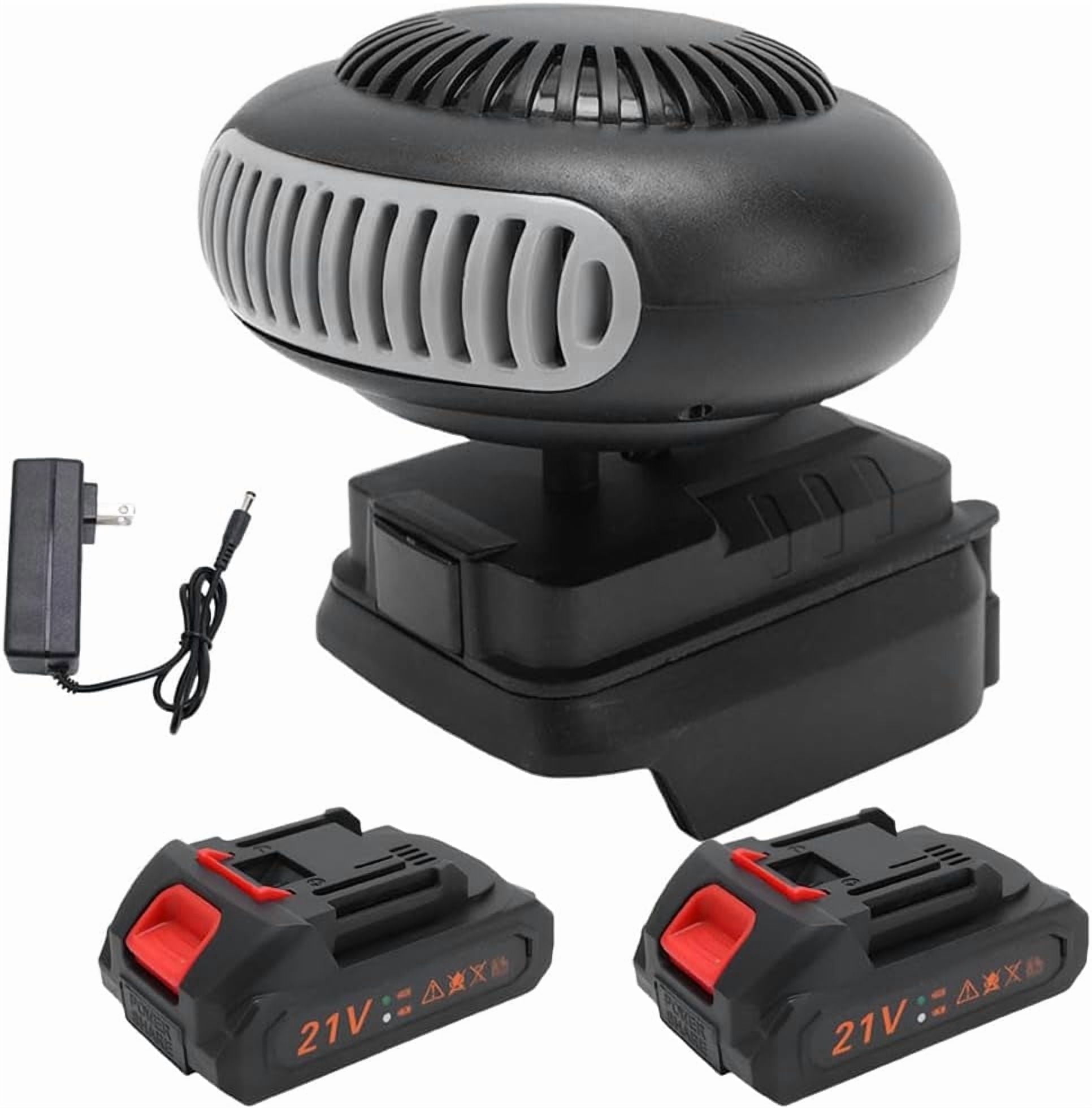 Portable car heater battery-powered space heater with USB interface ...