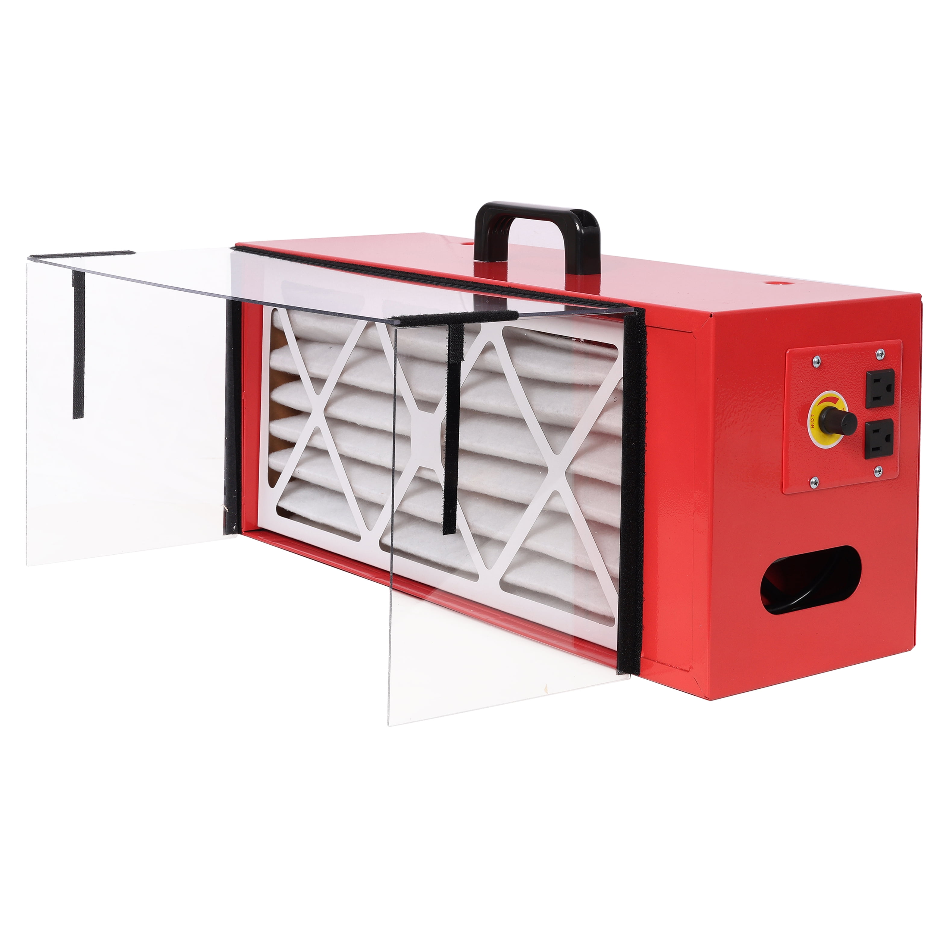 Portable dust collector, Air Flow 725CFM; Each fan runs on a 110V ...