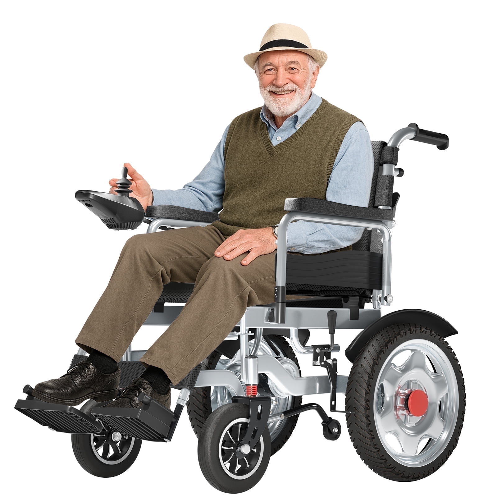 HomyKing Electric Wheelchairs for Adults, Lightweight Electric ...