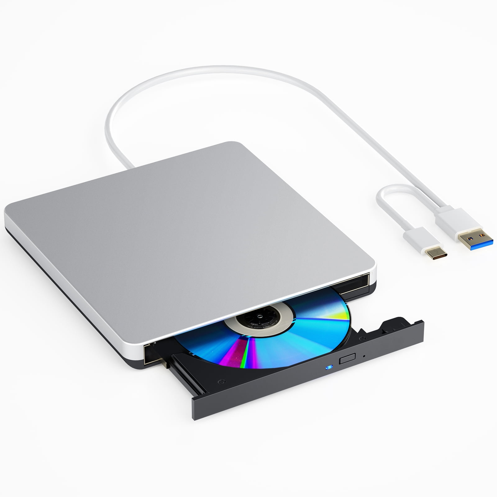 Portable external DVD burner, with USB3.0 and Type-C interface ...