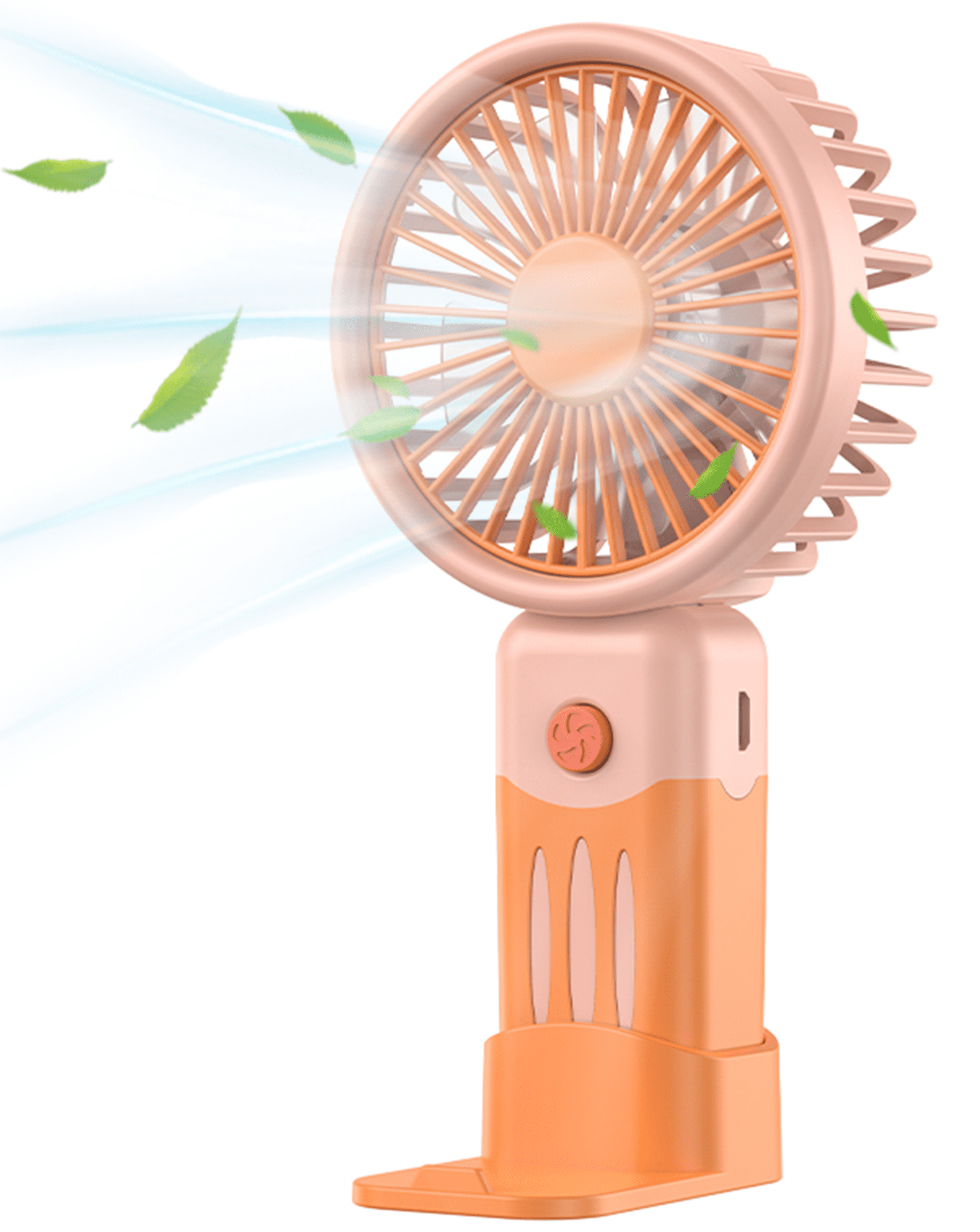 Dowellia Portable Fan, USB Rechargeable Handheld Fan, 3-Speed ...
