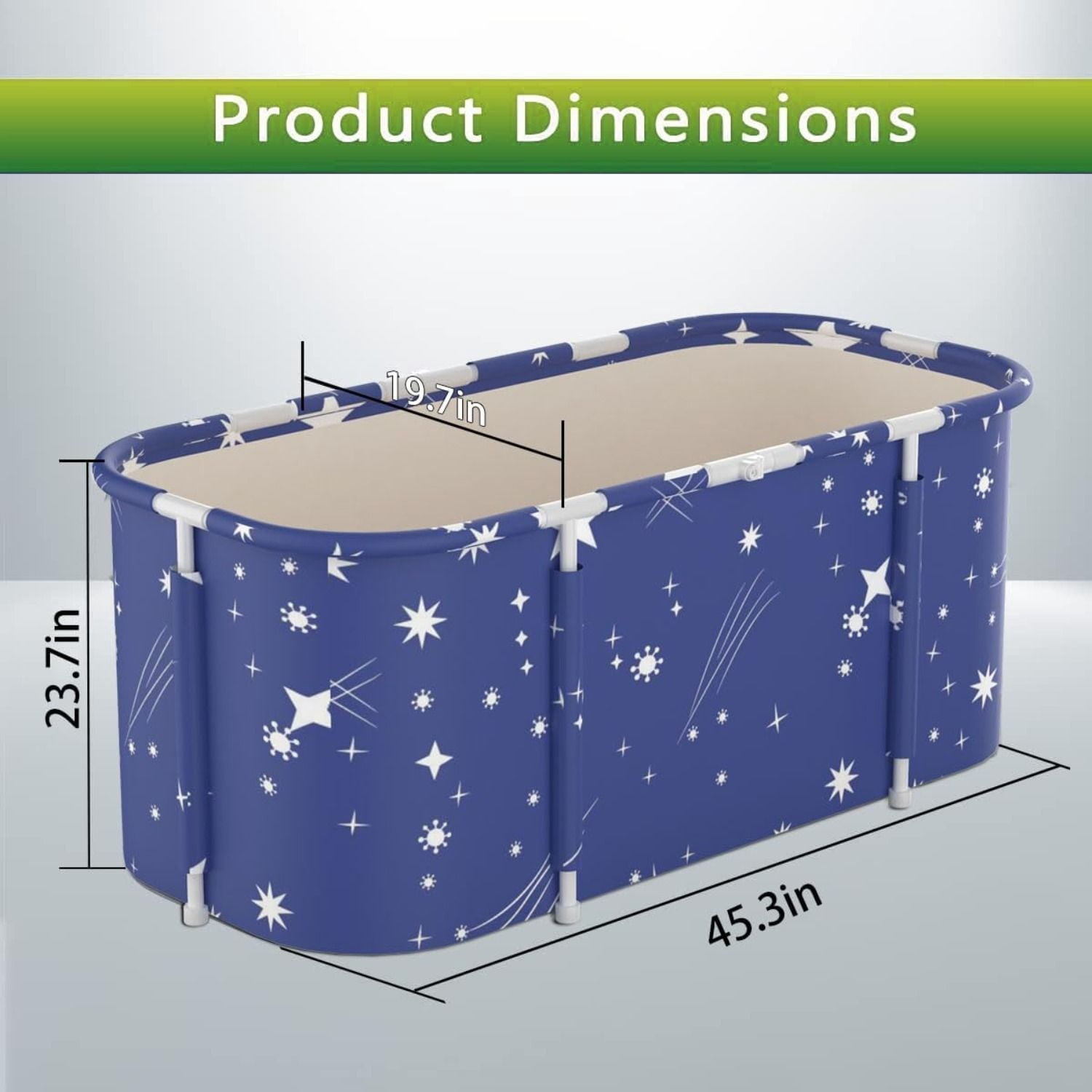 Portable foldable bathtub, thermostatic shower tub tub | ice bath ...
