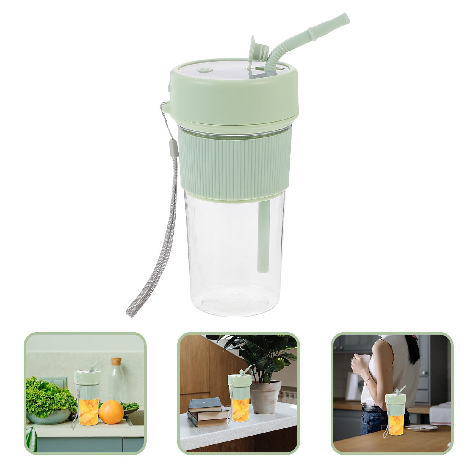 Portable for Shakes and , 350ml Personal USB Rechargeable Small ...