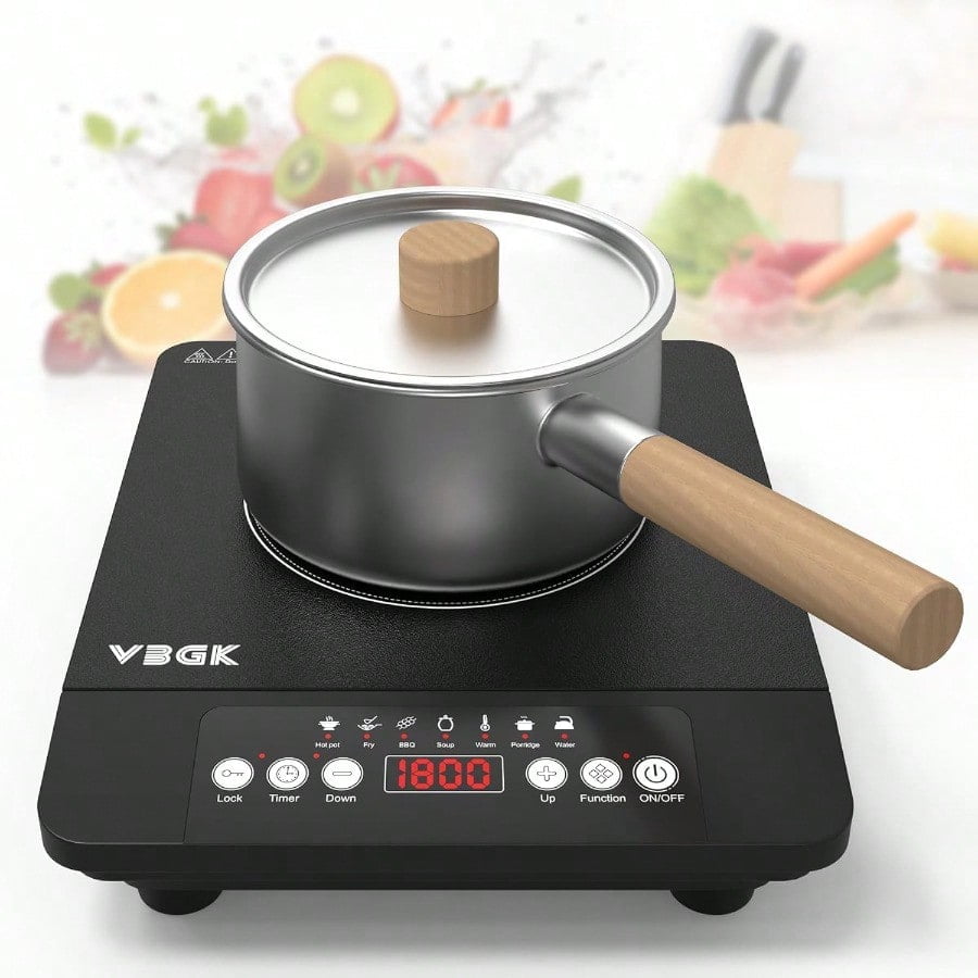 Portable induction Cooktop Single Burner Induction Stove Top Induction ...