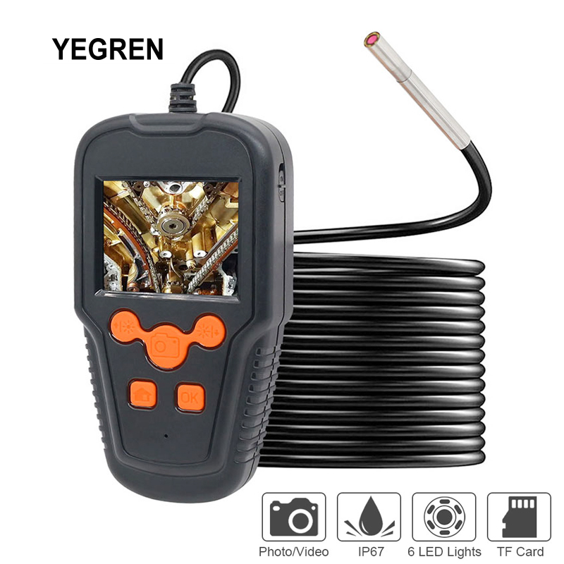 Portable industrial endoscope diameter 3.9mm 5.5mm 8mm inspection ...