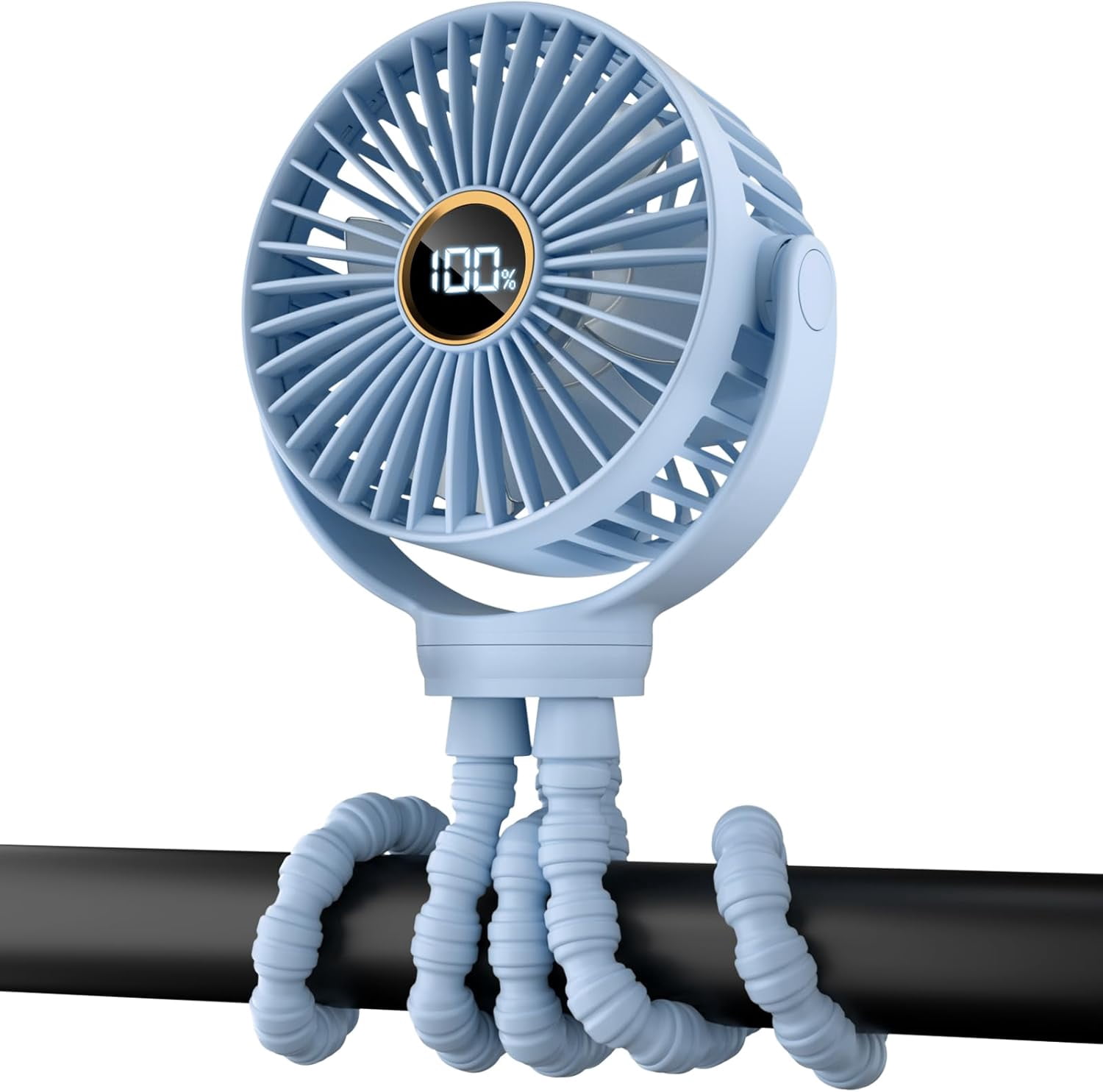 Portable mini fan, small rechargeable personal cooler, 360 ° rotation ...