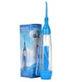 Portable oral irrigator manual inflatable water spray dental floss ...