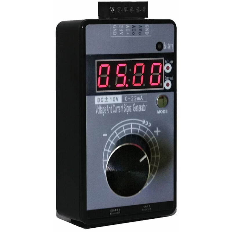 Portable positive and negative voltage 0-10V5V + current 0-4-20mA ...