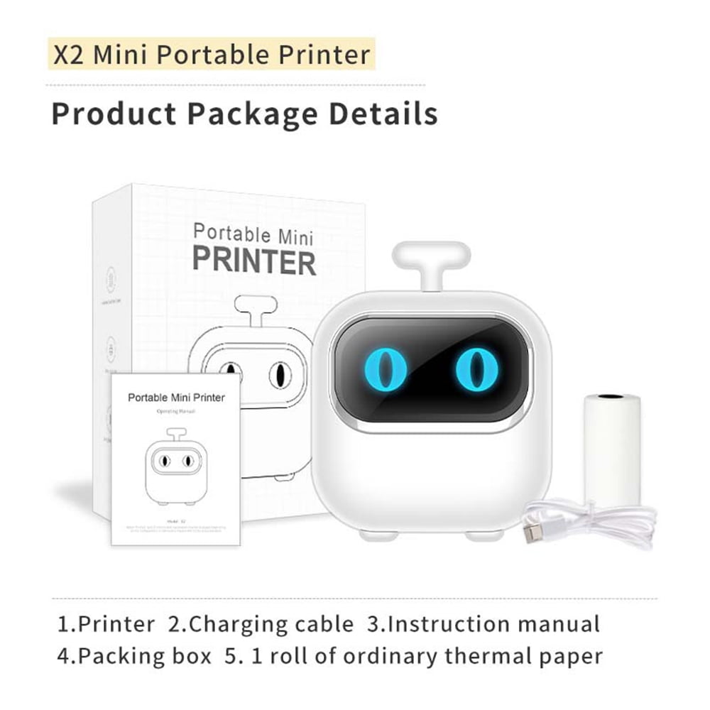 Portable printer,Sticker Notes Ios App Label And Sticker Thermal Label ...
