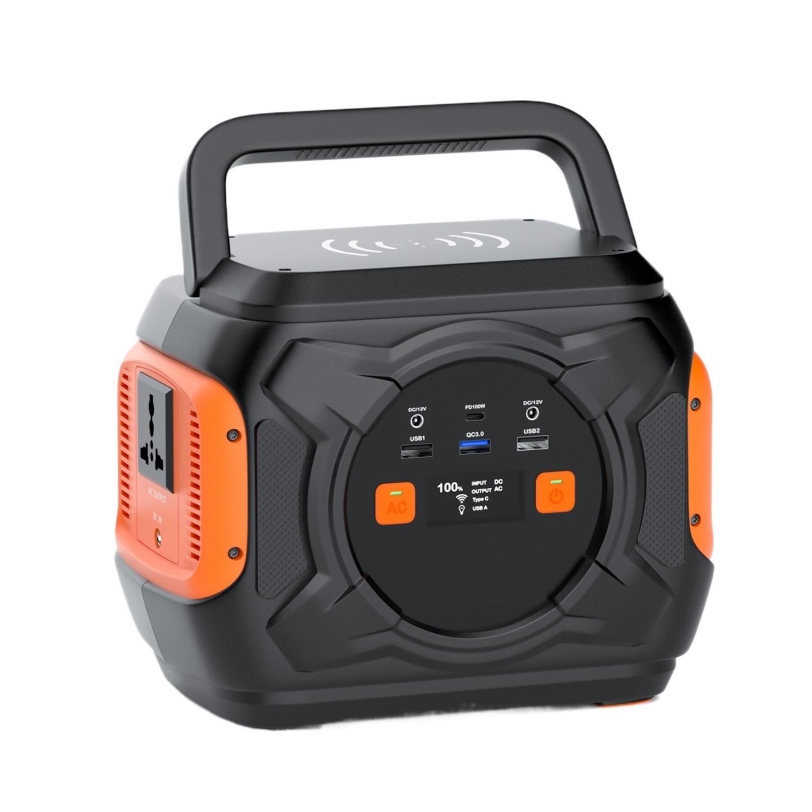 Portable solar generator 320W Power Station 80000mAh/172Wh Portable Solar Energy Storage Power ...