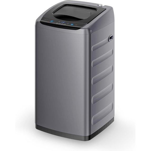 Portable washing machine, 0.9 cubic foot compact washer with LED ...