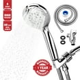 "PortableOut Detachable Handheld Shower Head, 60"" Hose, 6 Modes, High ...