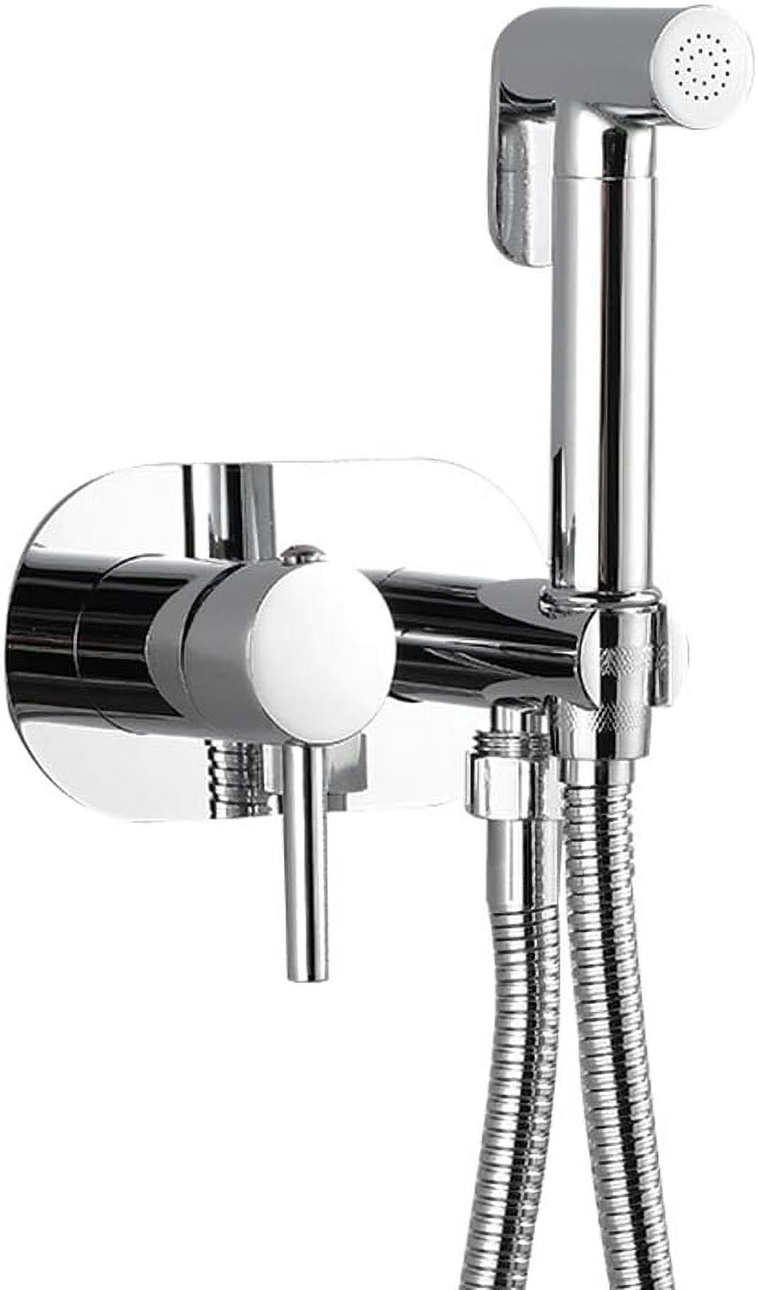 PortableSprayer Bathroom Brass Toilet Faucet Hot Cold Water Mixer Valve ...
